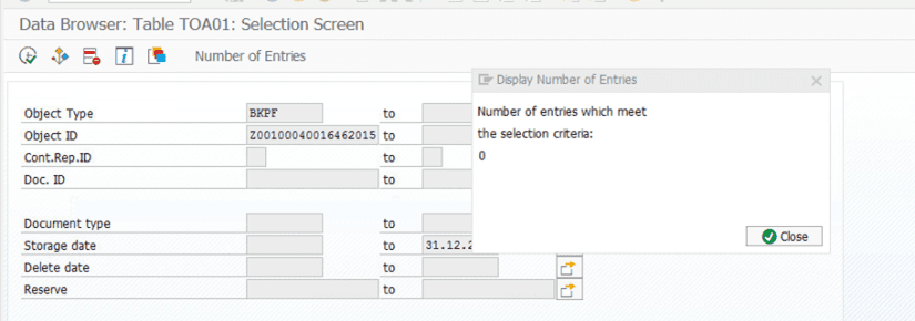 Destructing data with different retention periods in SAP ILM