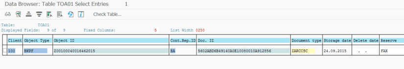 Destructing data with different retention periods in SAP ILM